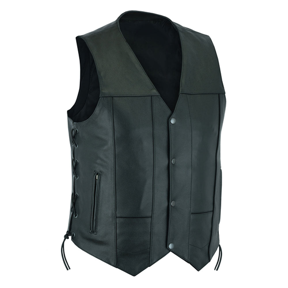 $49 Blowout Sale - 10 Pocket V Neck Vest - Limited Time – Leather Universe
