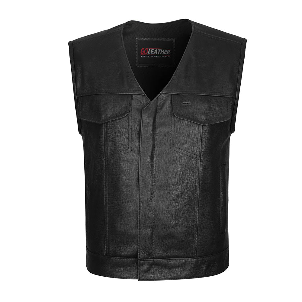Vanguard - Club Vest with V Neck – Leather Universe