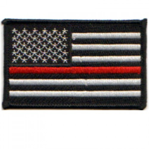 PATCH - Thin Red Line Flag 3 X 2 – Leather Universe